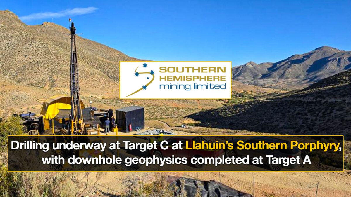 Drilling underway at Target C, with downhole geophysics completed at ...